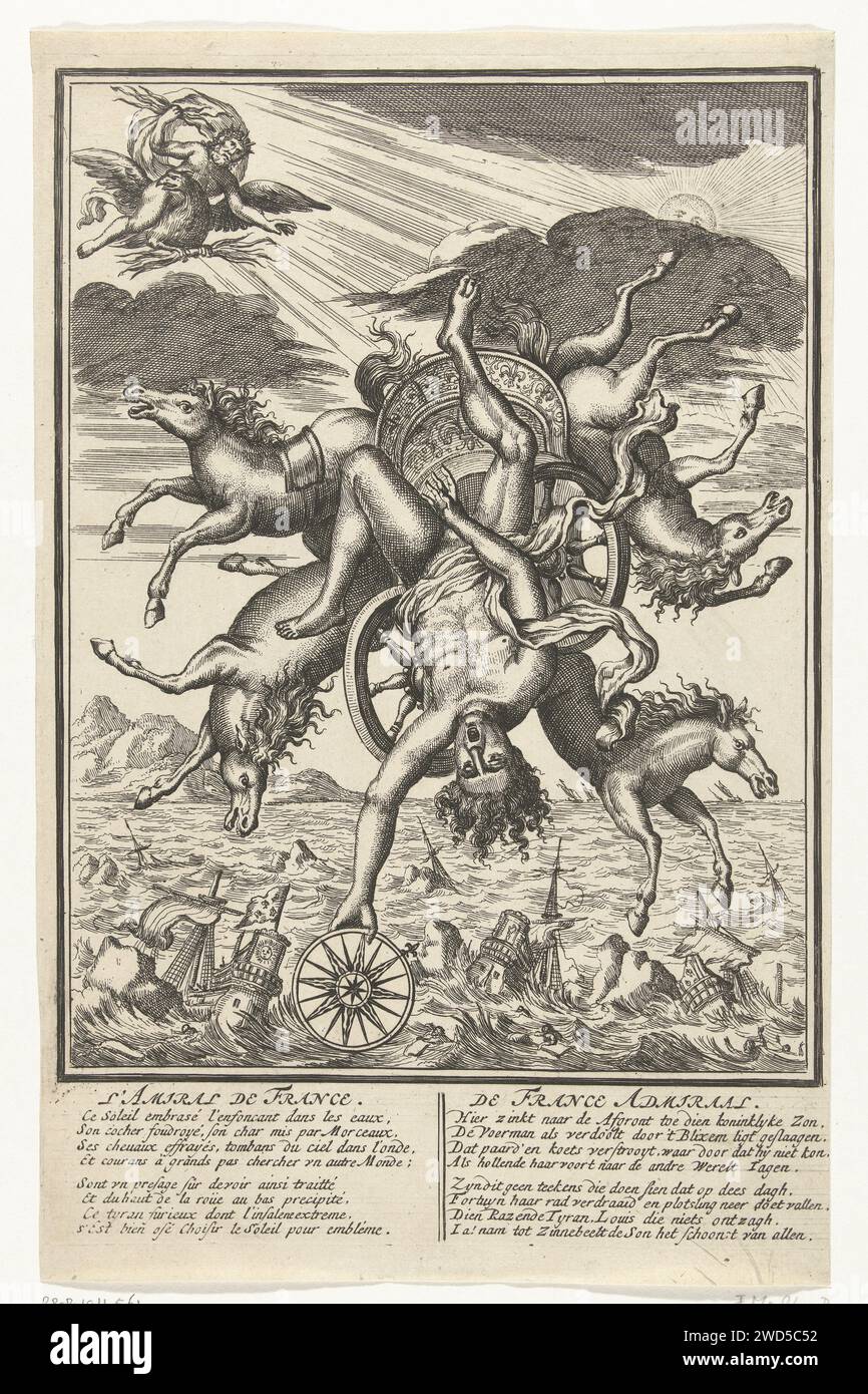 De French Admiraal, 1692, Anonymous, 1692 print The French Admiral ...