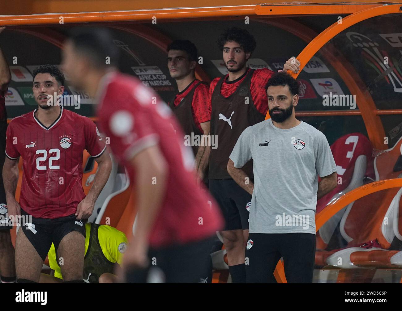 January 18, 2024.Mohamed Salah Salah Mahrous Ghaly (Egypt) during ...