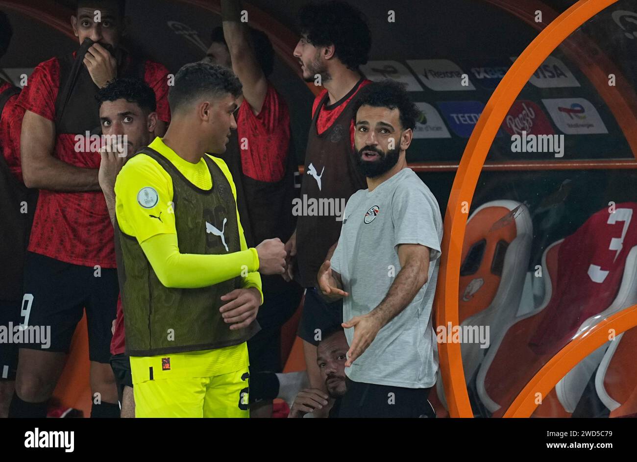 January 18, 2024.Mohamed Salah Salah Mahrous Ghaly (Egypt) during ...