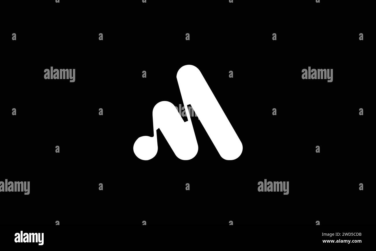 m logo design. letter logo design Abstract letter M logo Stock Vector ...