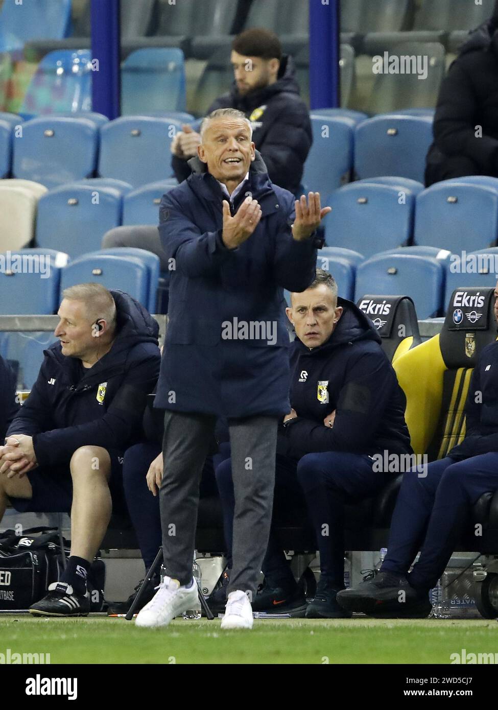 ARNHEM - Vitesse coach Edward Sturing during the TOTO KNVB Cup match ...