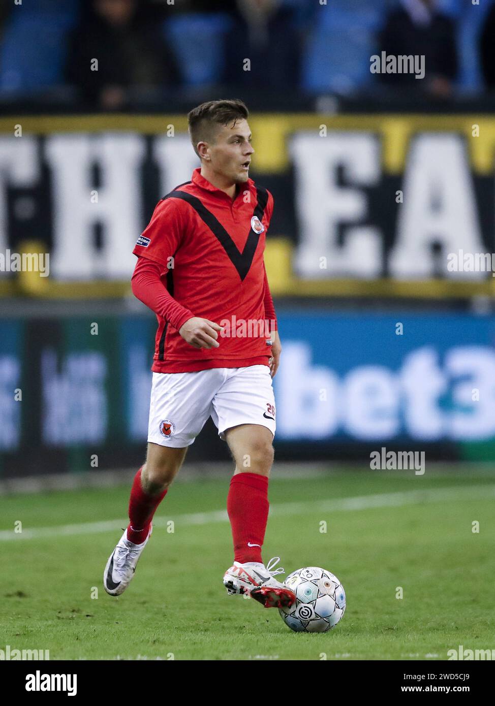 ARNHEM - Mitch van Kempen of AFC Amsterdam during the TOTO KNVB Cup ...