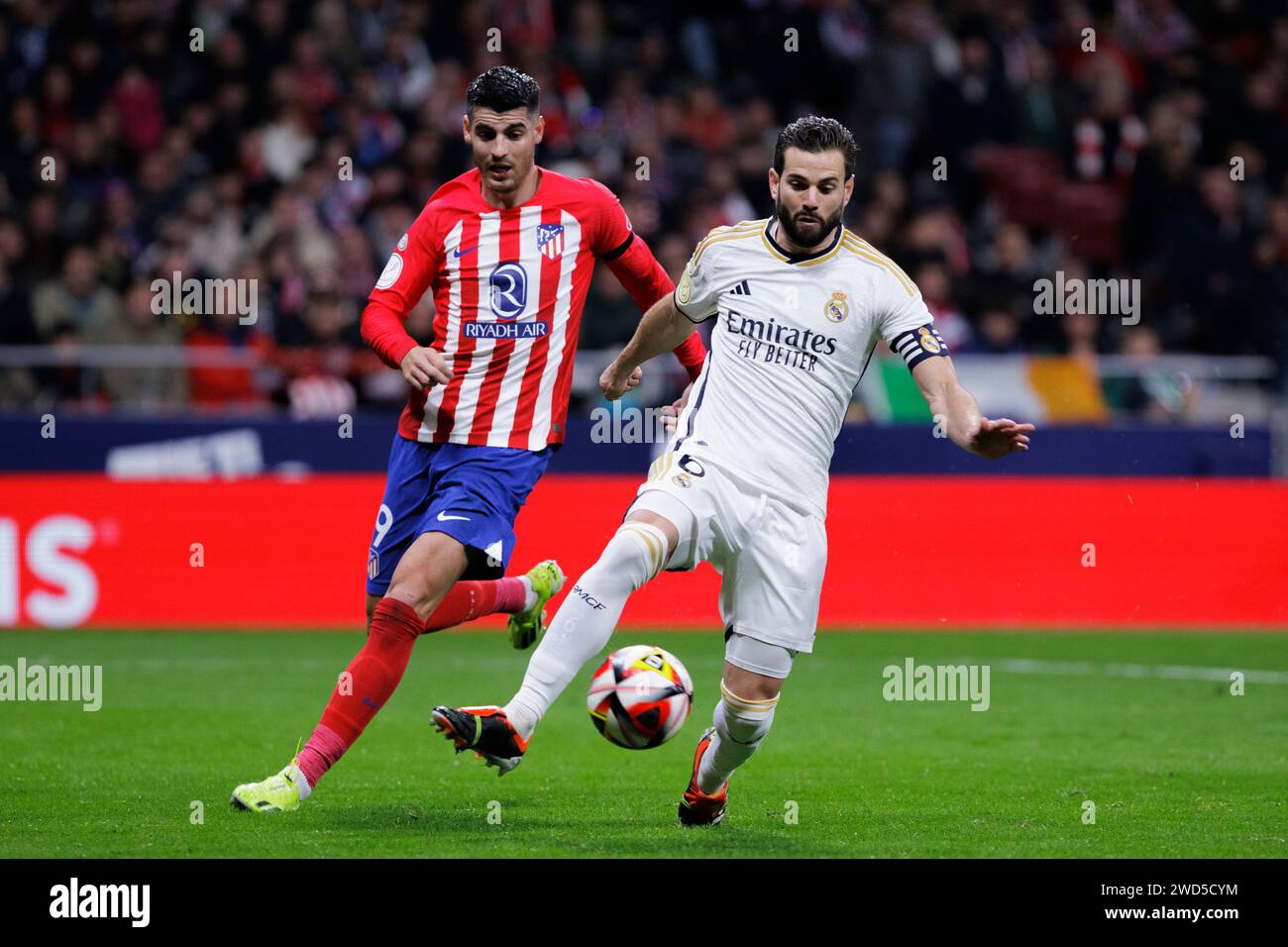 MADRID, SPAIN - JANUARY 18, 2024:Nacho Fernandez of Real Madrid and ...