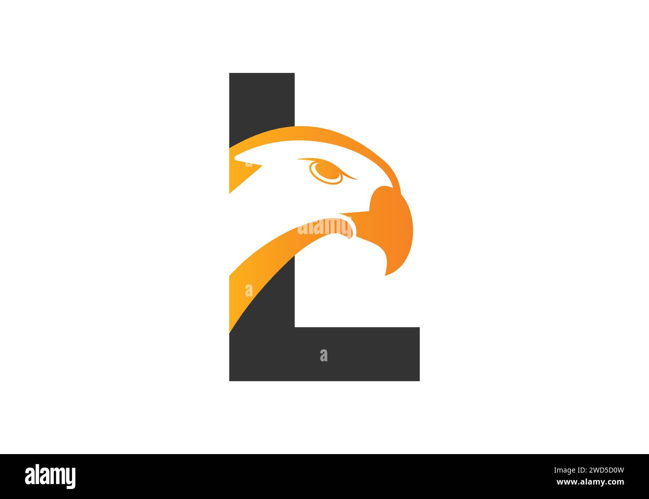 Letter L Eagle head Logo Design Vector Template. Modern logo design for ...