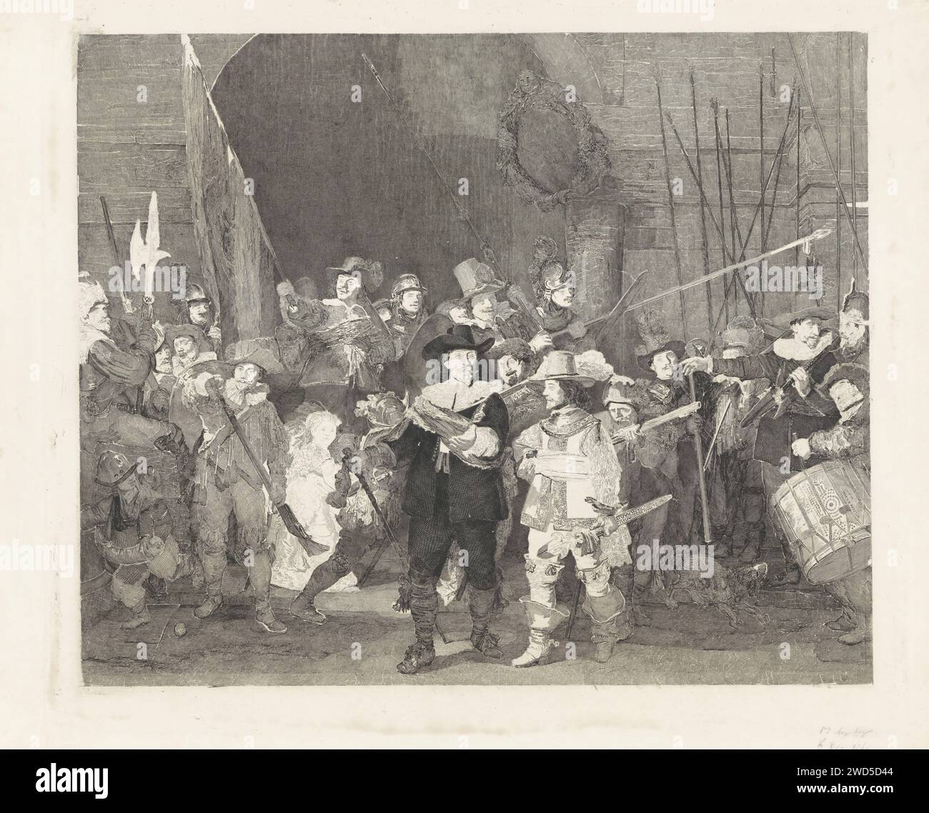 The corporal shelter of Captain Frans Banninck Cocq and Lieutenant ...