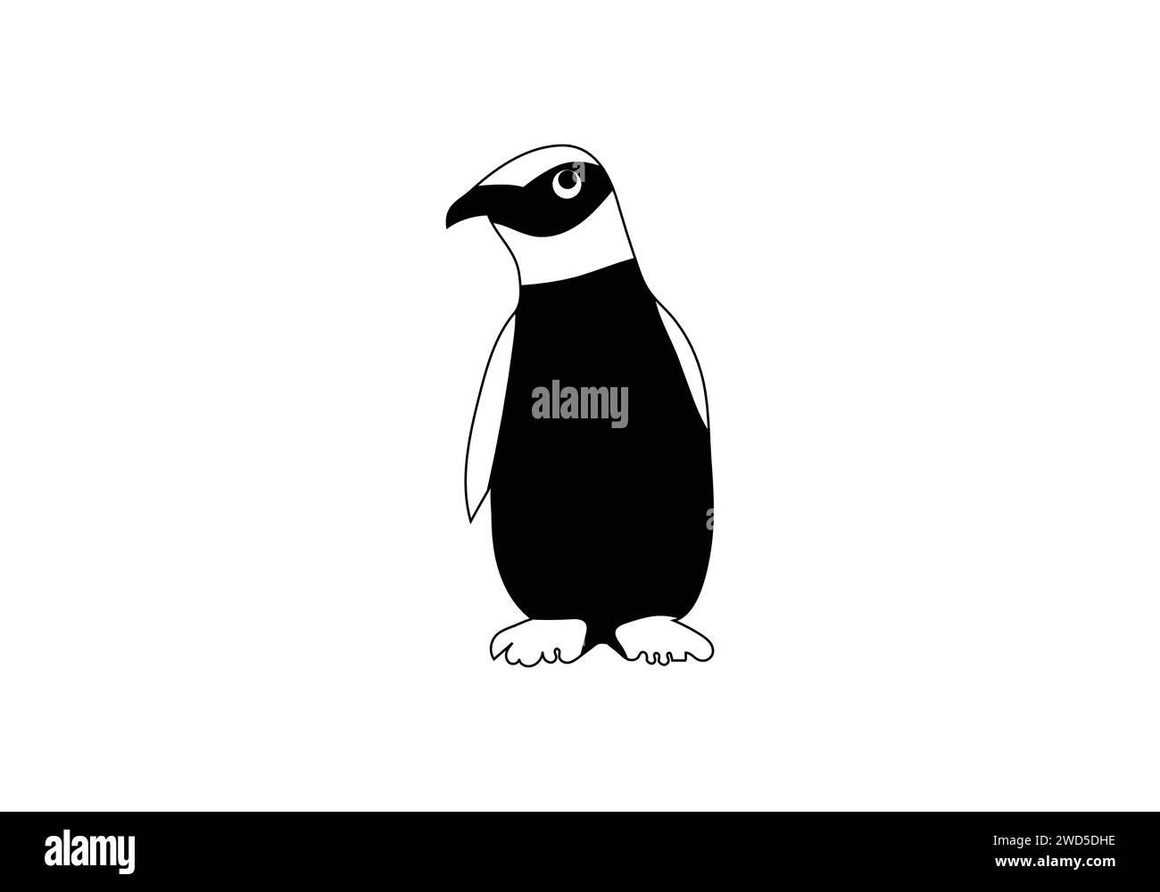Black penguin design hi-res stock photography and images - Alamy