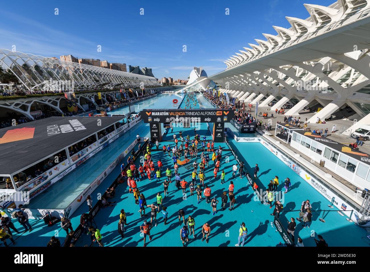 View from above of the spectacular finish line of the Trinidad Alfonso ...
