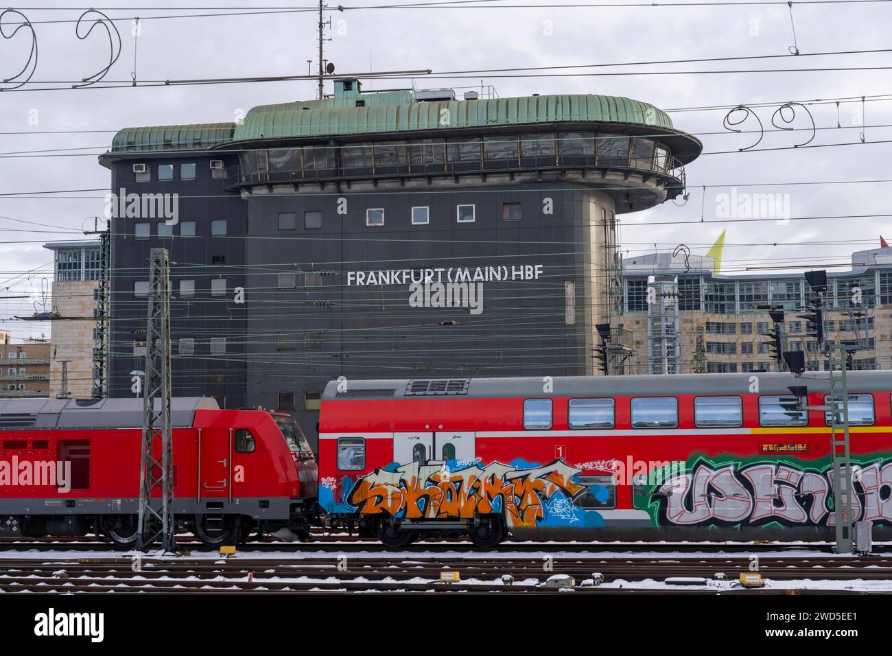Hauptbahnhof Frankfurt am Main, Stellwerk, Regionalexpress, Hessen ...