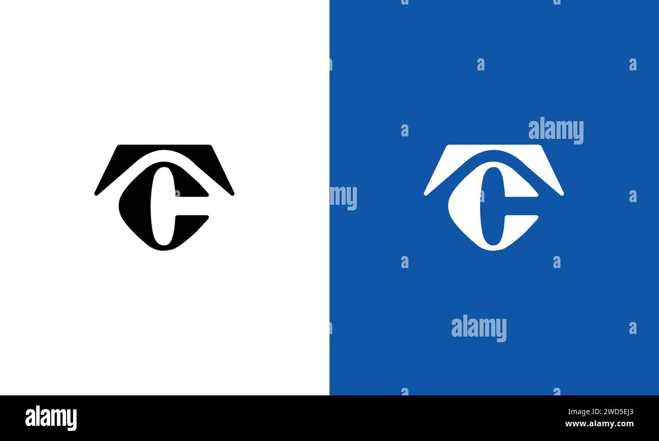 Alphabet letters Initials Monogram logo TC, CT, T and C Stock Vector ...