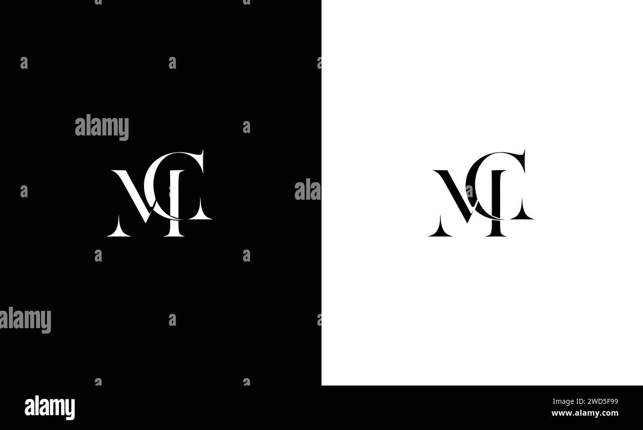 MC logo vector design template Stock Vector Image & Art - Alamy