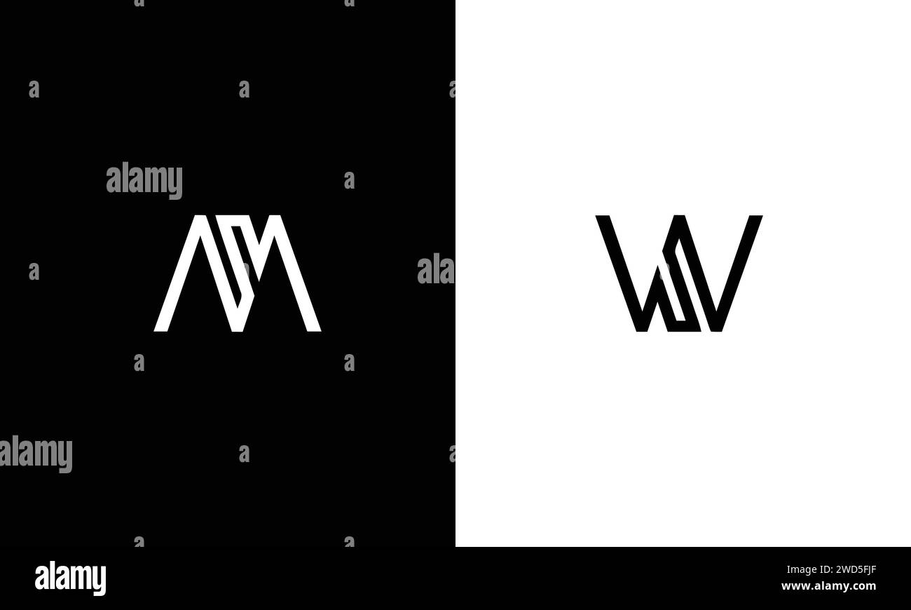 MS logo design. monogram WS letter vector logotype Stock Vector Image ...