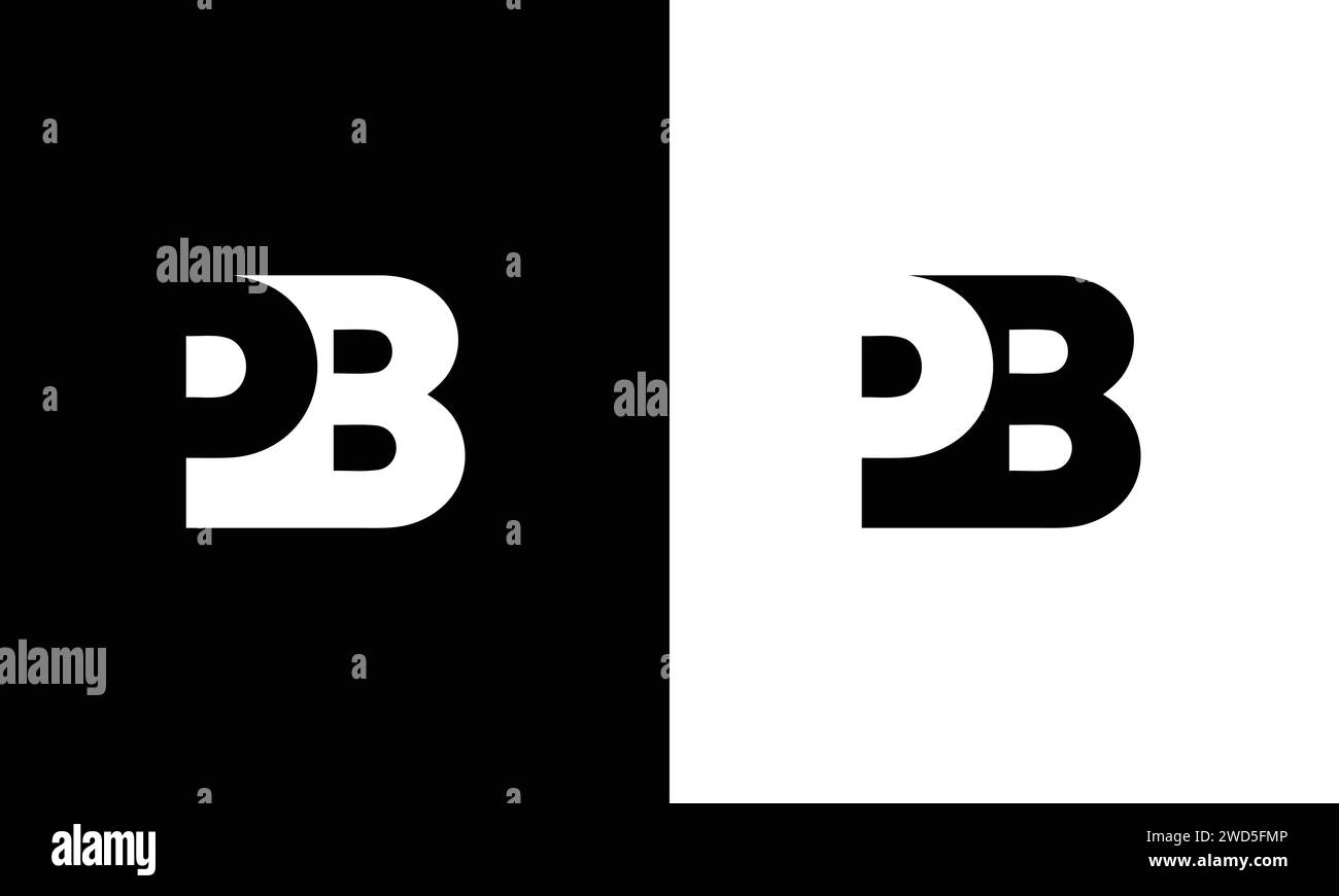 PB Initial Letter Logo design, Graphic Alphabet Symbol for Corporate ...