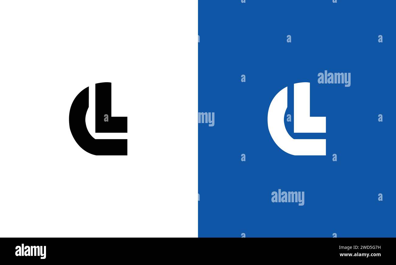 Initial based creative and minimal CL Logo Stock Vector Image & Art - Alamy