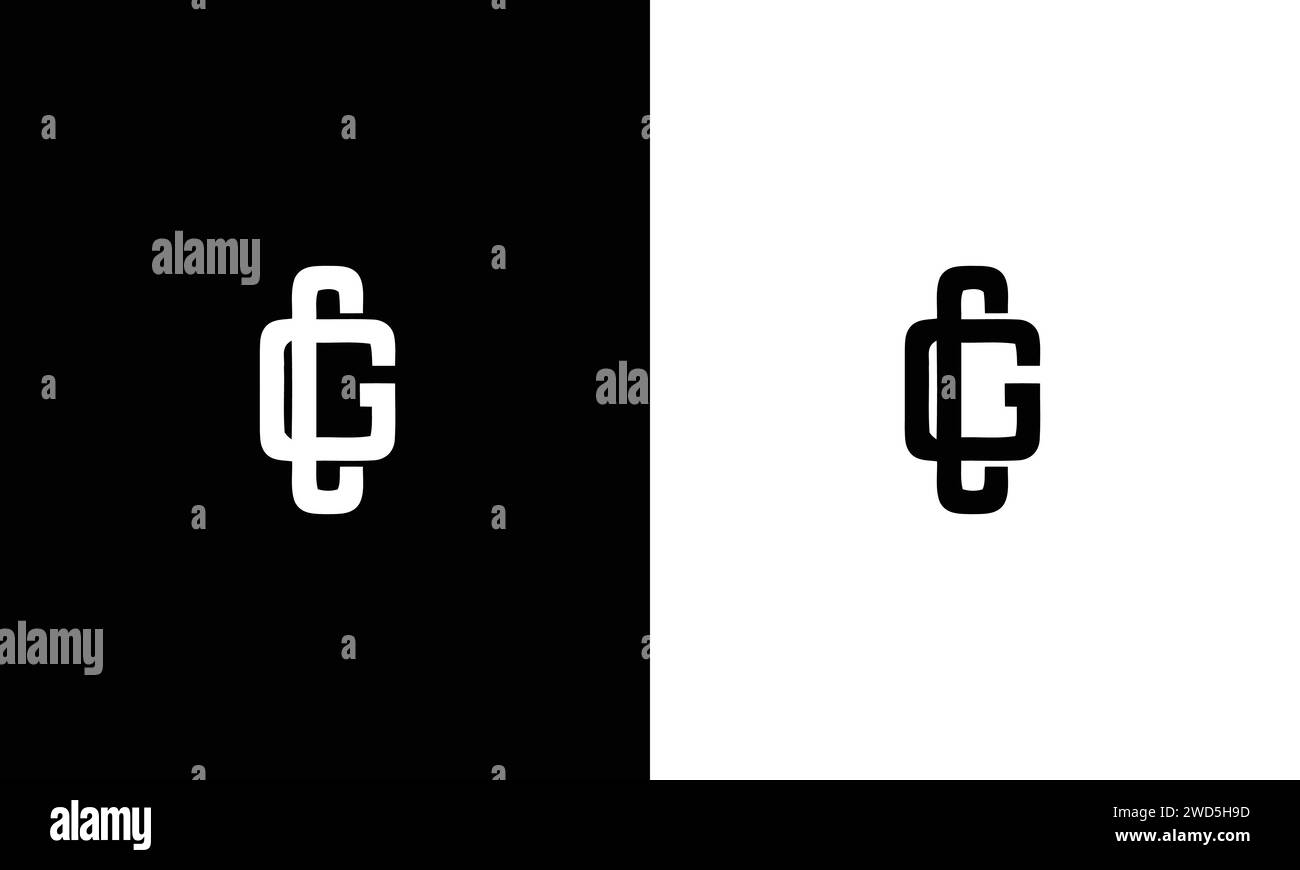 letter CG,, GC logo design, Minimalist CG, GC initial based vector icon ...
