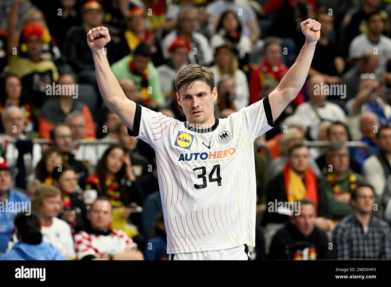 Cologne, Germany. 18th Jan, 2024. Handball: European Championship ...