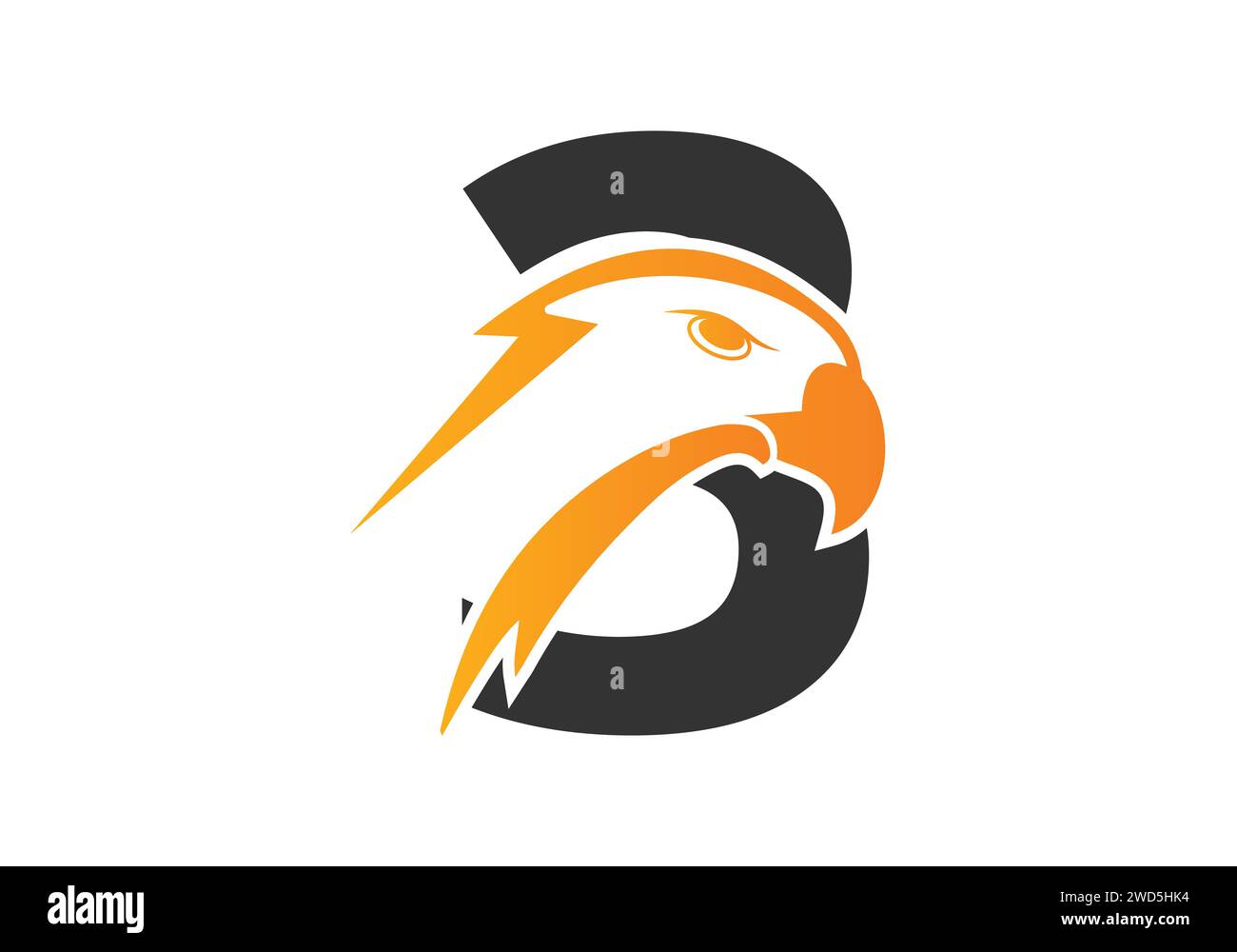 Letter 3 Eagle head Logo Design Vector Template. Modern logo design for ...