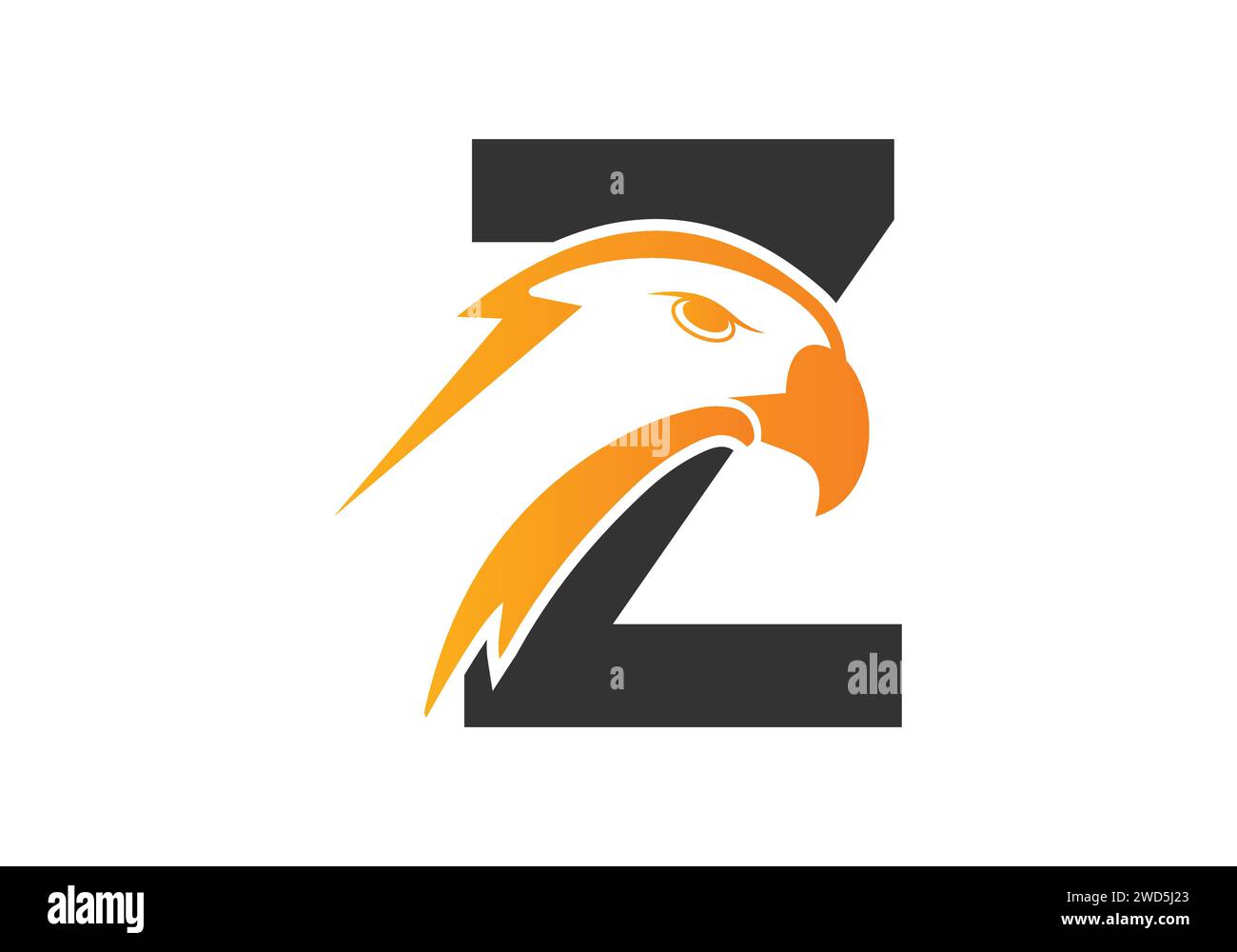 Letter Z Eagle head Logo Design Vector Template. Modern logo design for ...