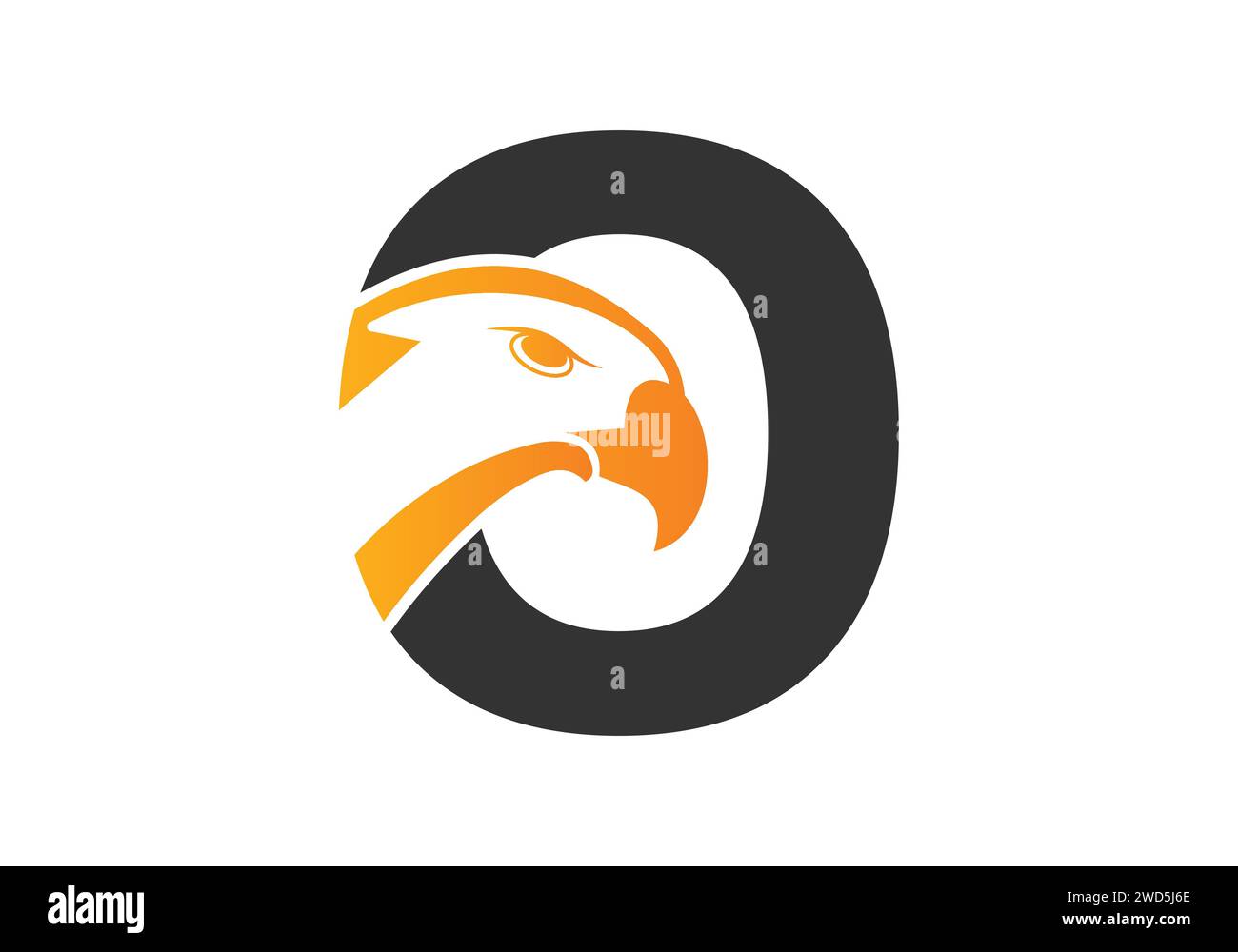 O letter bird logo hi-res stock photography and images - Alamy