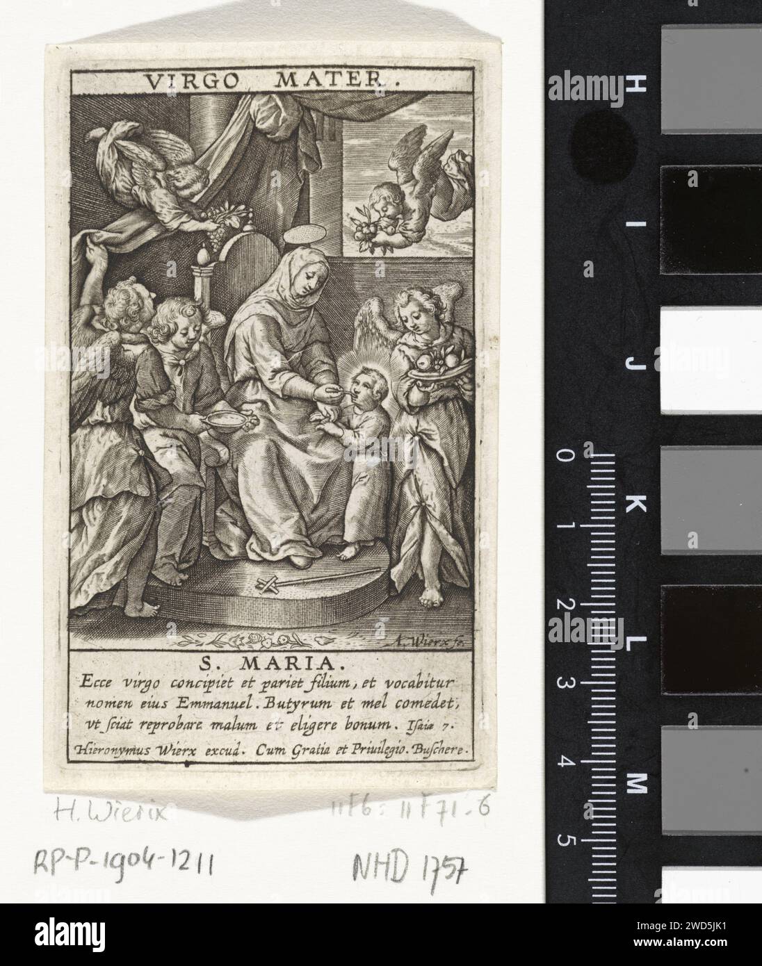 Maria feeds the Christ child, Antonie Wierix (III) (Attributed to), afterononymus Wierix, 1563 ...