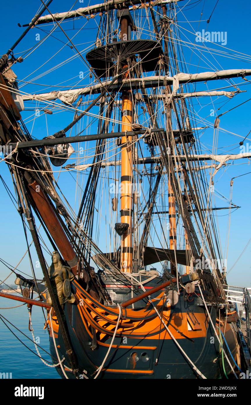 HMS Surprise, Maritime Museum of San Diego, San Diego, California Stock ...