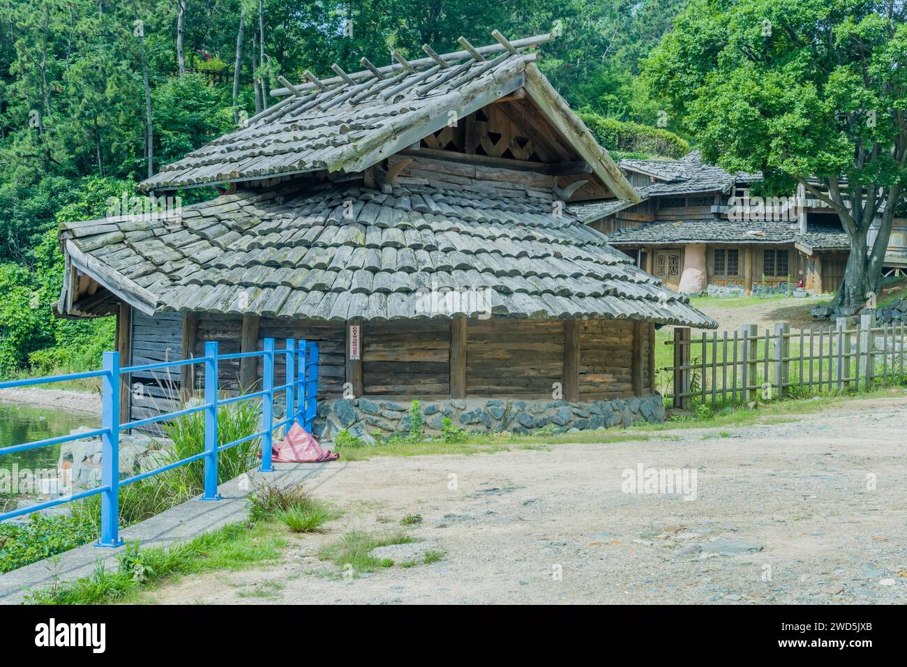 Building at small village used as maritime filming location, South ...