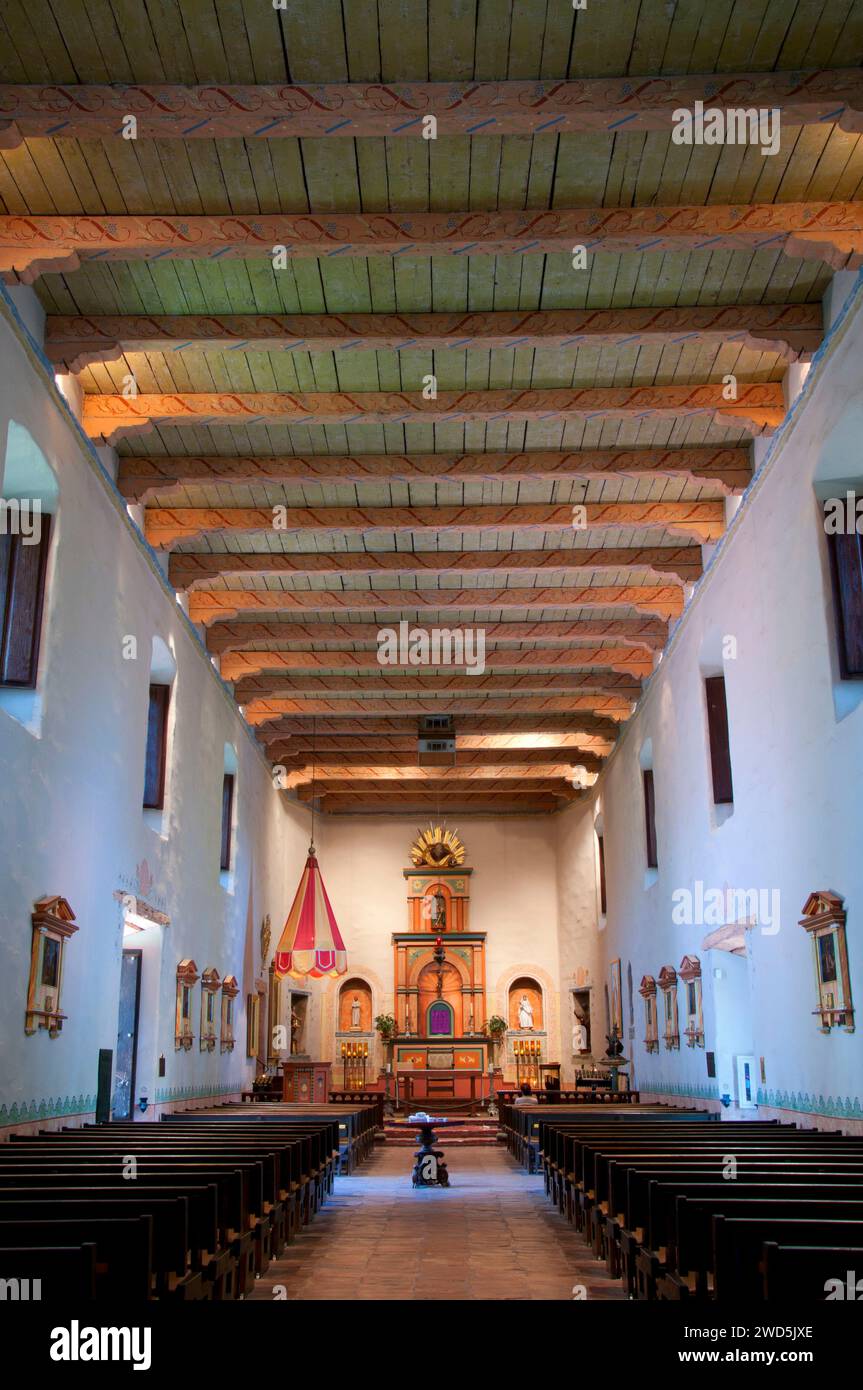 Altar, Mission Basilica San Diego de Alcala, San Diego, California ...