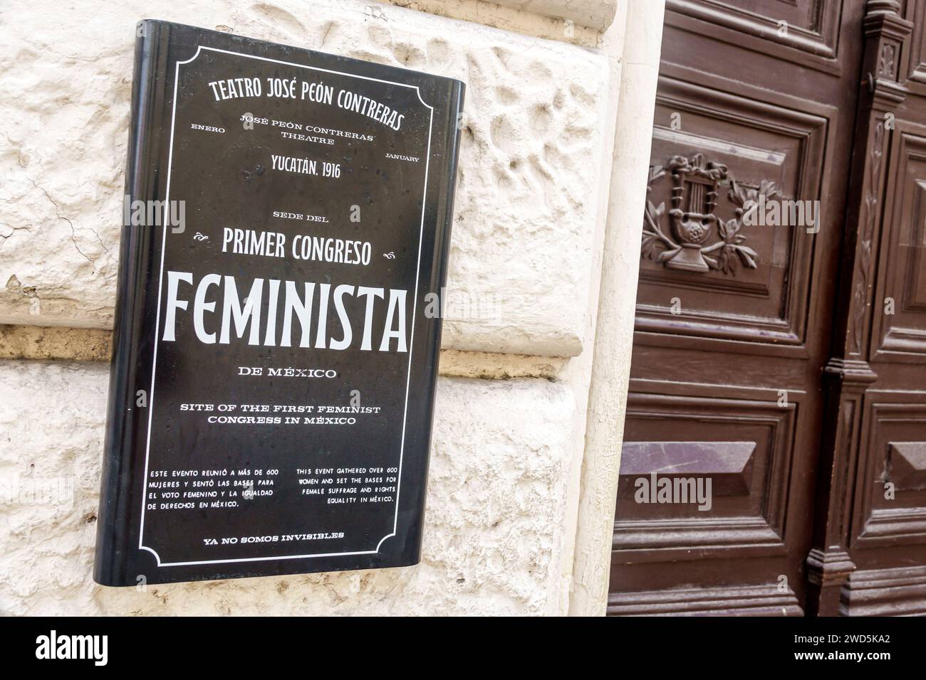 Merida Mexico,centro historico central historic district,commemorative ...
