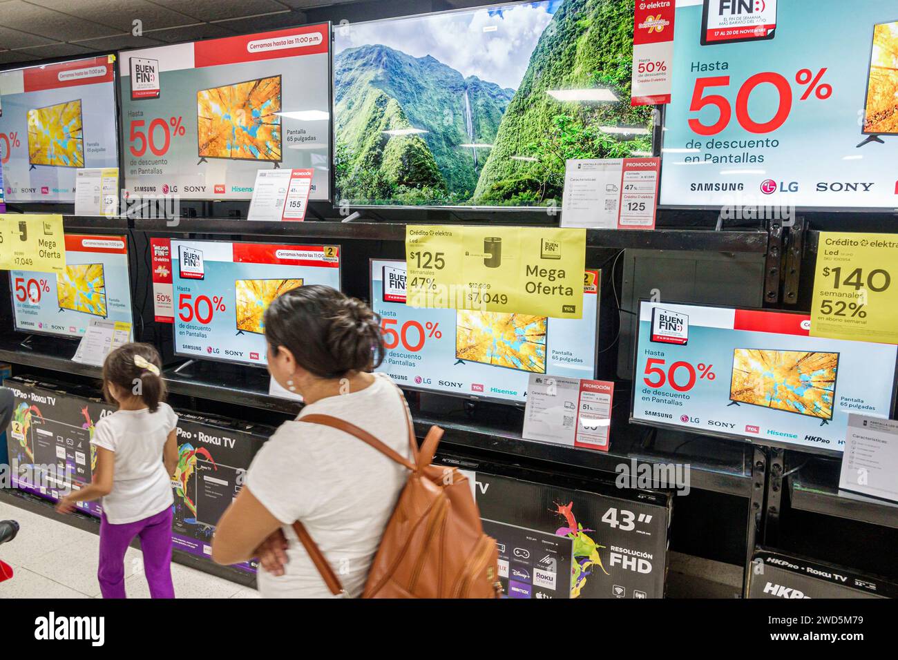 Large big screen tv television monitors hi-res stock photography and ...