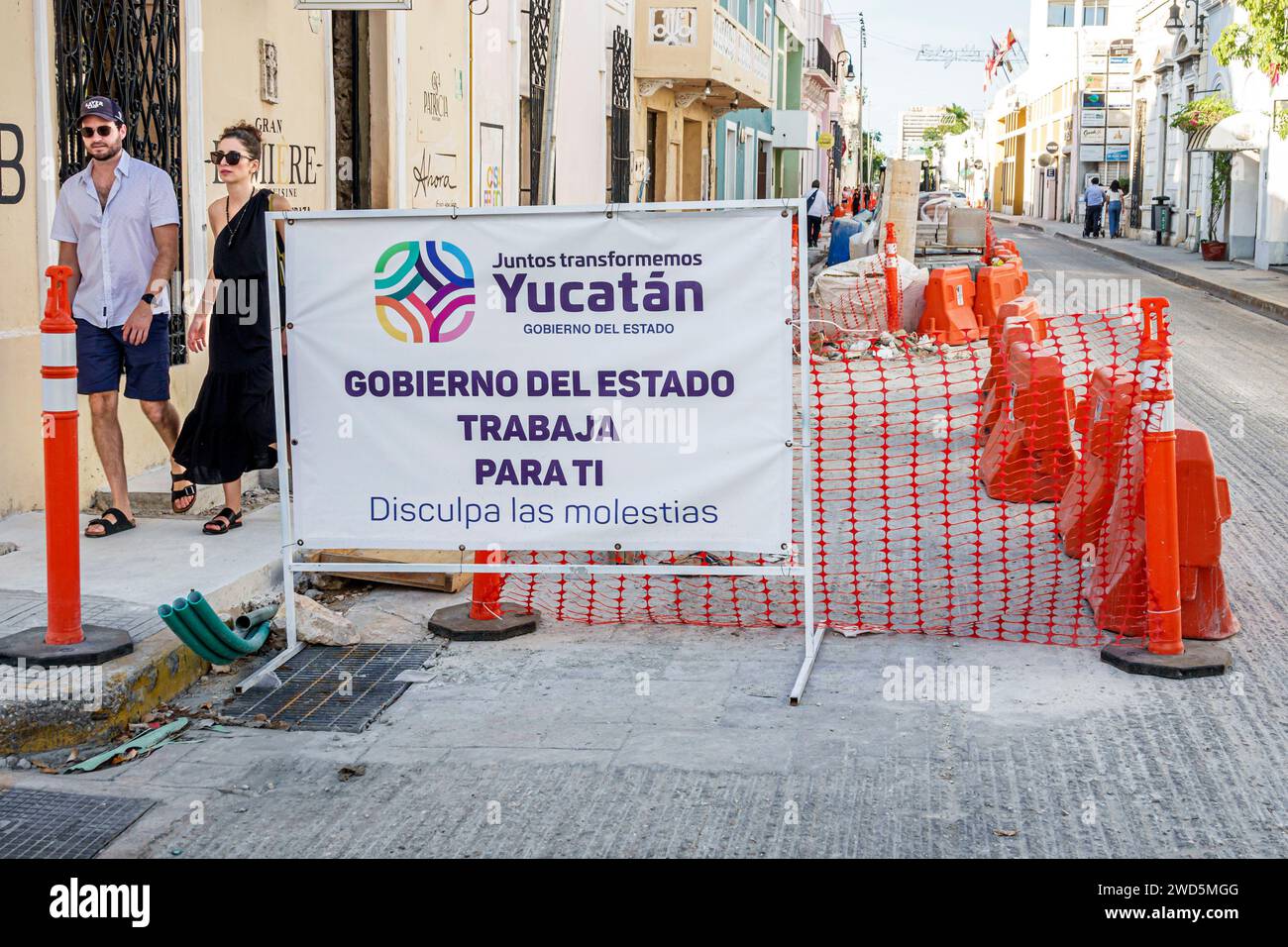 Merida Mexico,centro historico central historic district,economic ...