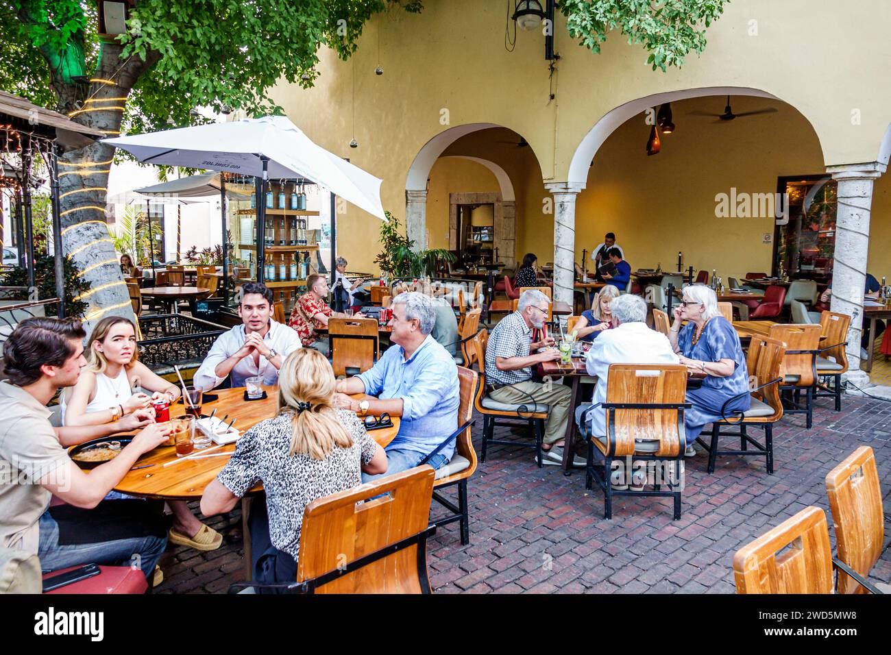 Merida Mexico,centro historico central historic district,Parque de ...