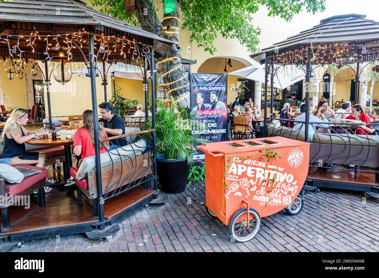 Merida Mexico,centro historico central historic district,Parque de ...