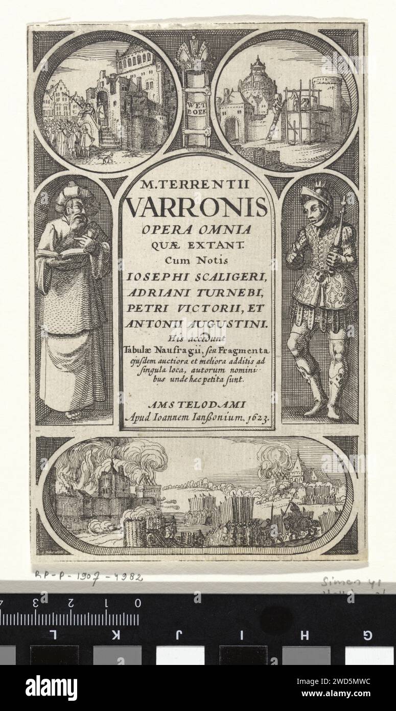 Title page for: Opera Omnia Qvæ Extant, 1623, Claes Jansz. Visscher (II ...