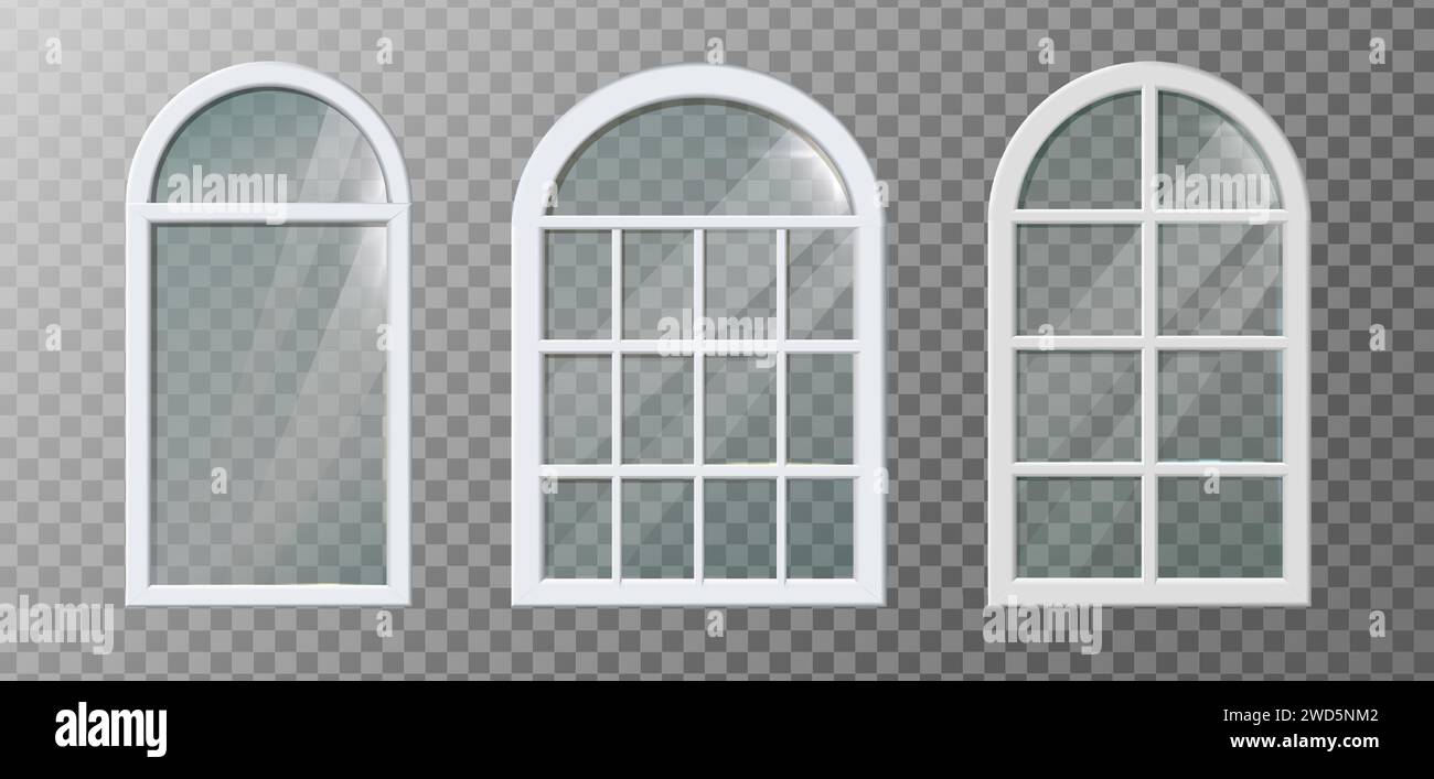 Black windows frames Stock Vector Images - Alamy