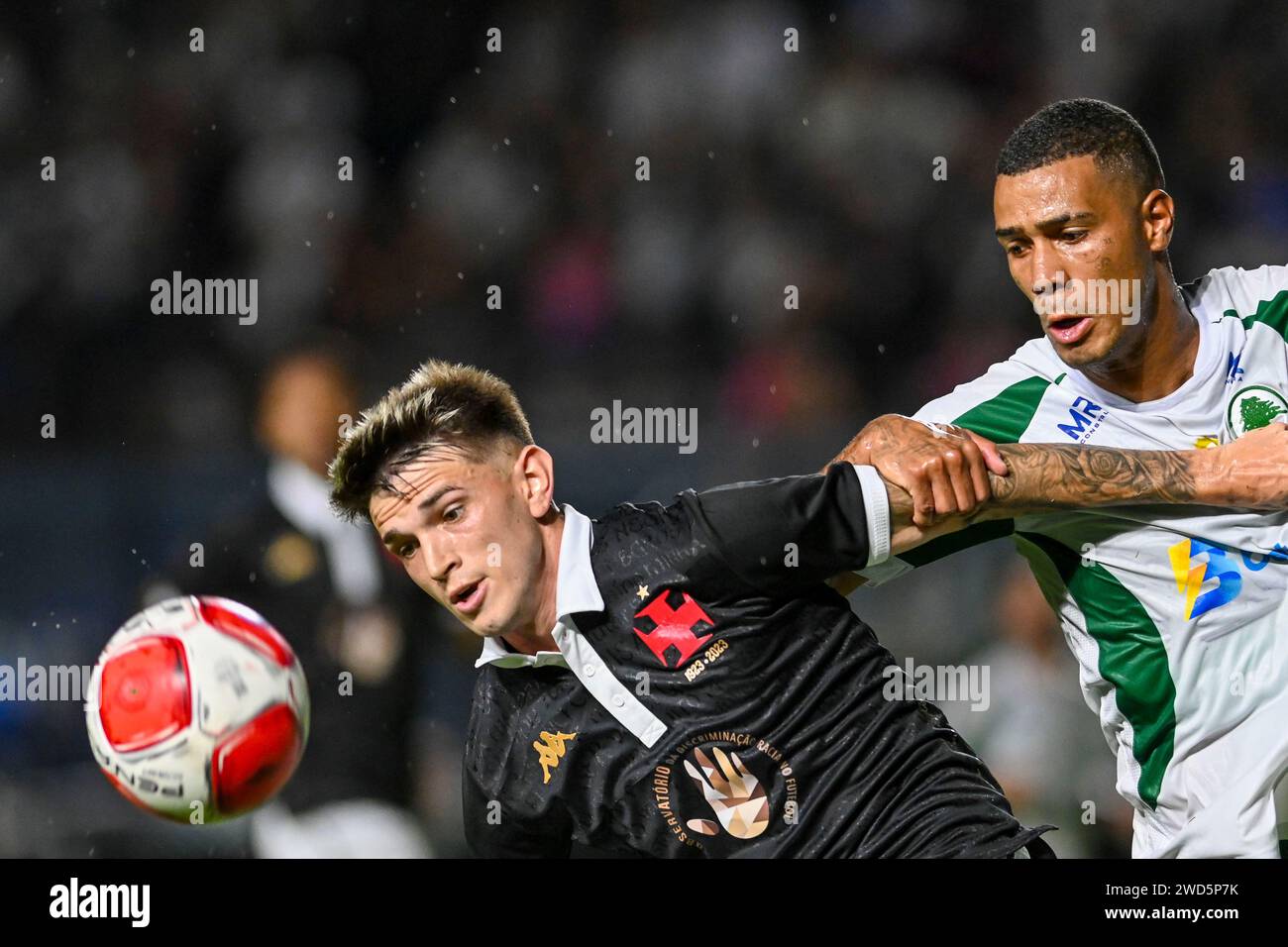 Rio De Janeiro, Brazil. 18th Jan, 2024. Gabriel Pec during Vasco x ...