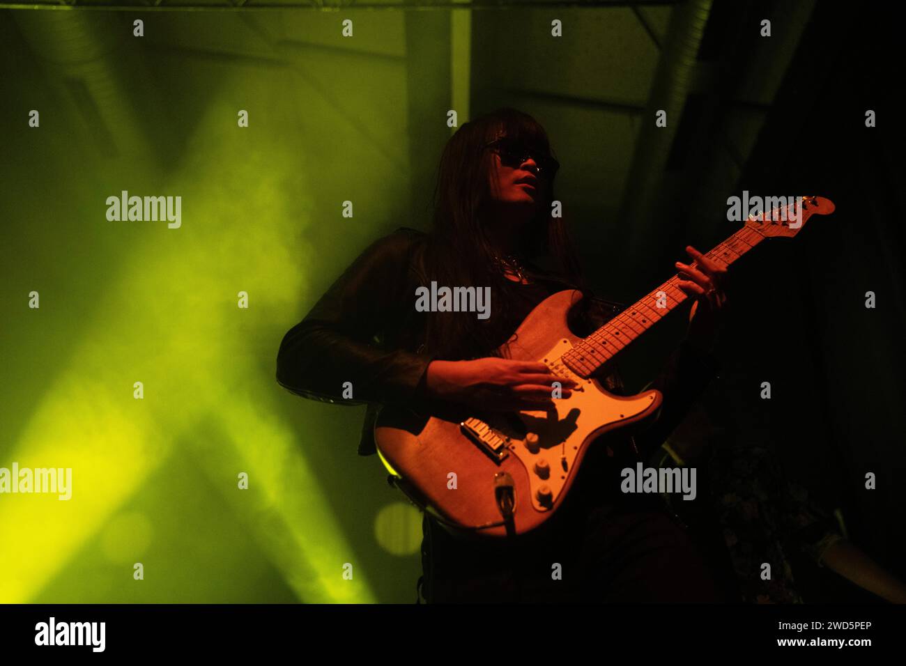 British gothic rock band, The Sisters of Mercy, performing live at the ...