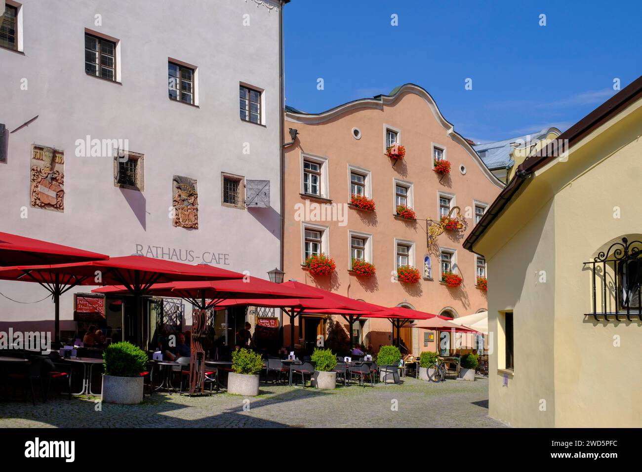 Upper town square, Hall in Tyrol, Inntal, Tyrol, Austria Stock Photo ...