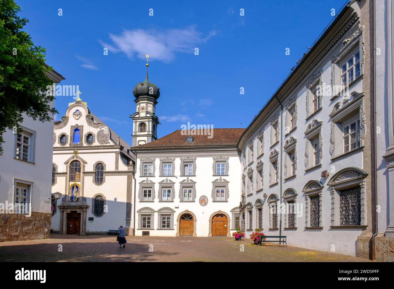Sacred Heart of Jesus Monastery with Jesuit Church, Stiftsplatz, Hall ...