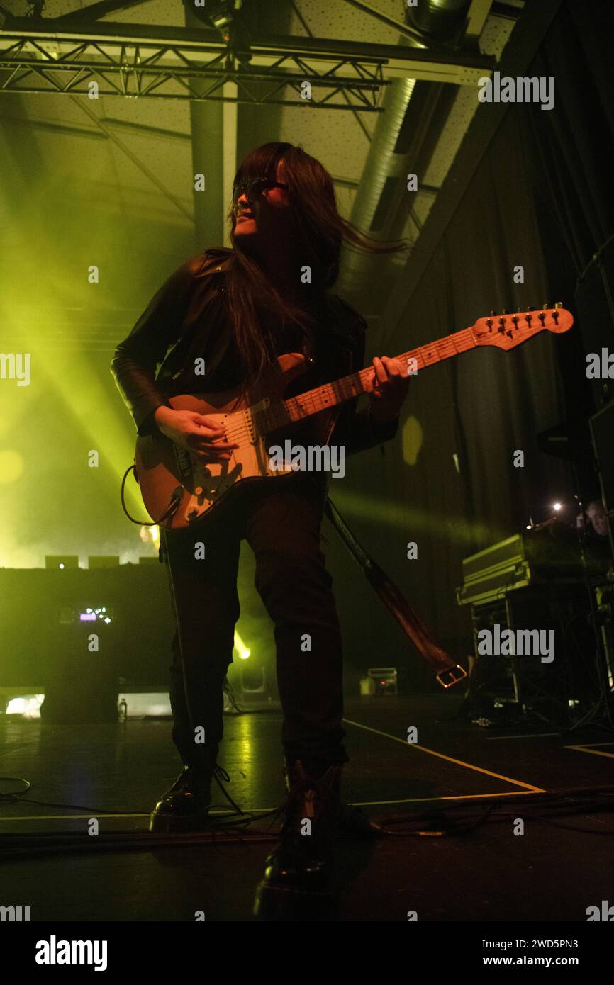 British gothic rock band, The Sisters of Mercy, performing live at the ...