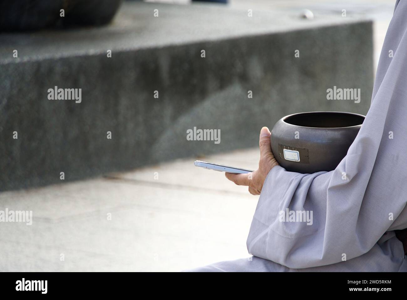 High tech monk hi-res stock photography and images - Alamy