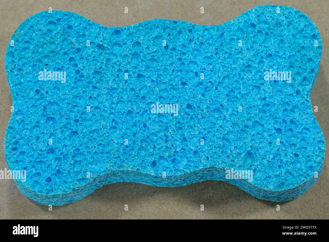 rectangular dry blue sponge Stock Photo - Alamy
