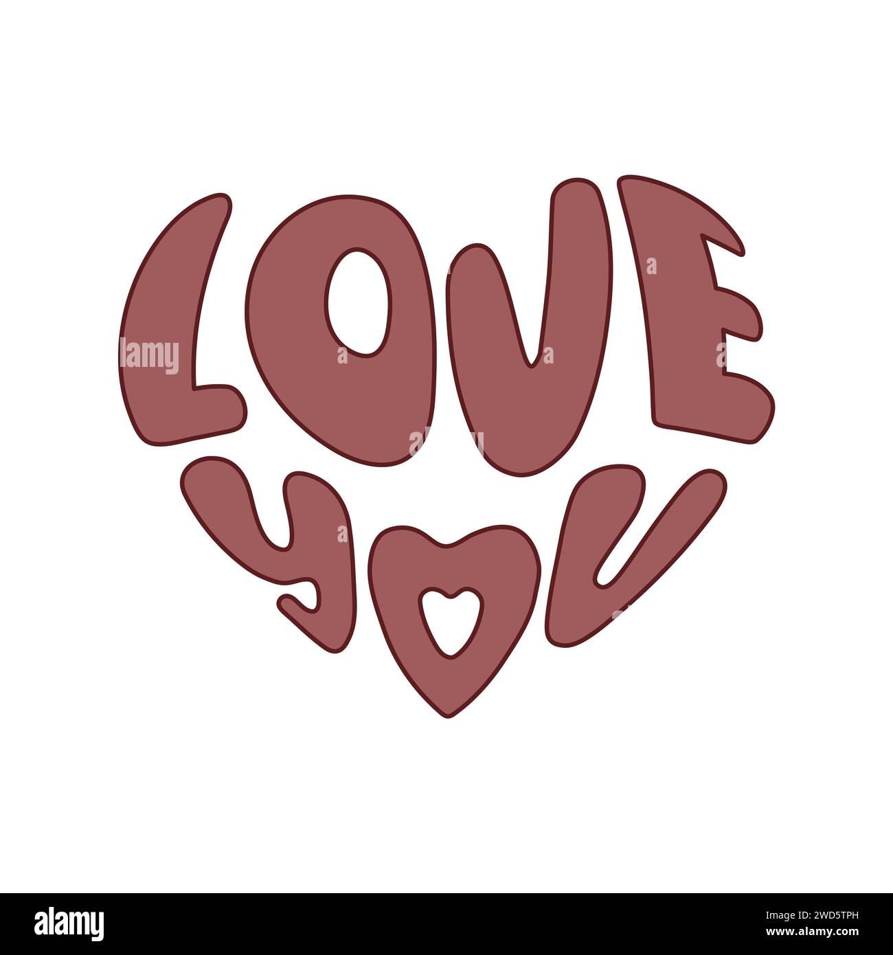 Doodle love hand written Cut Out Stock Images & Pictures - Alamy