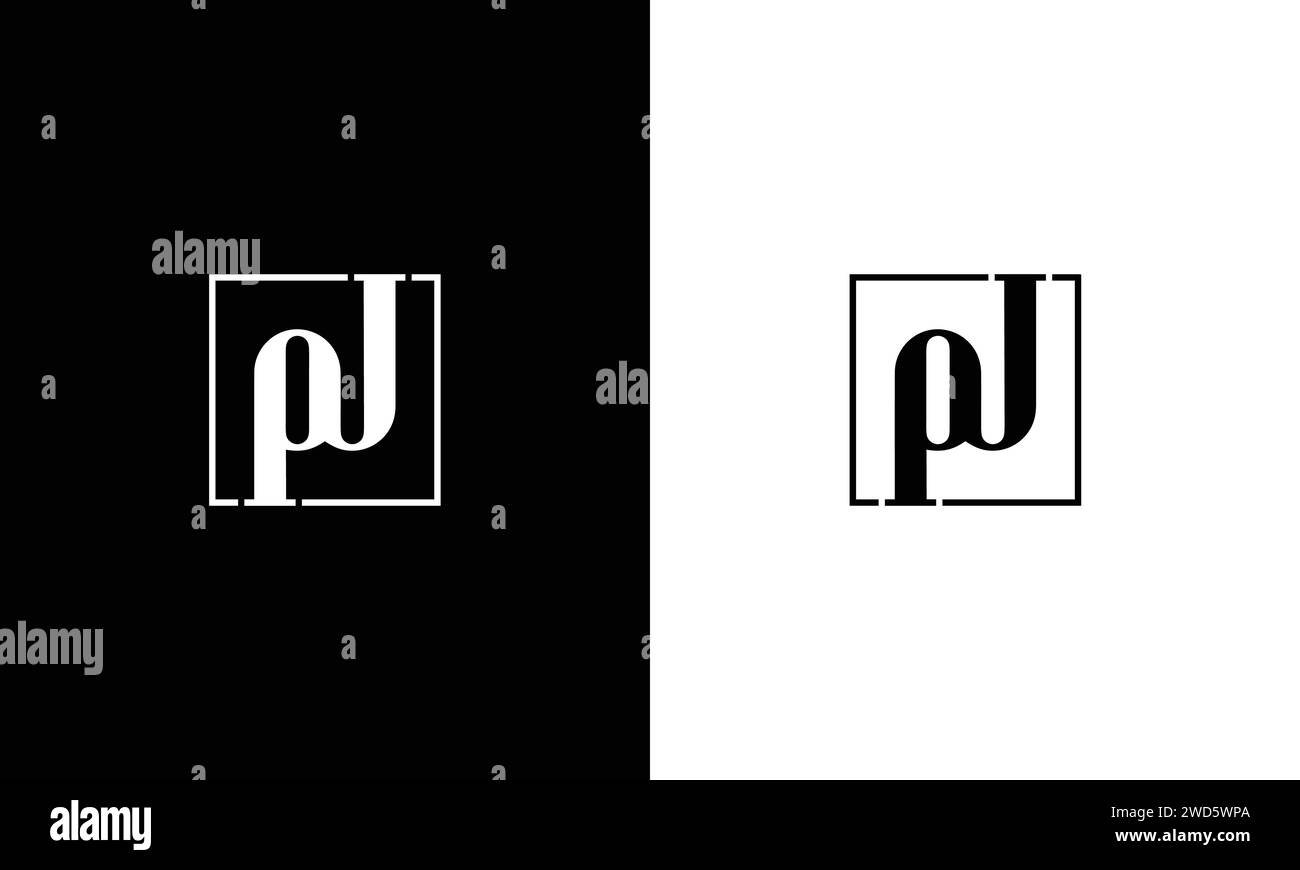 pj initial logo design vector icon Stock Vector Image & Art - Alamy