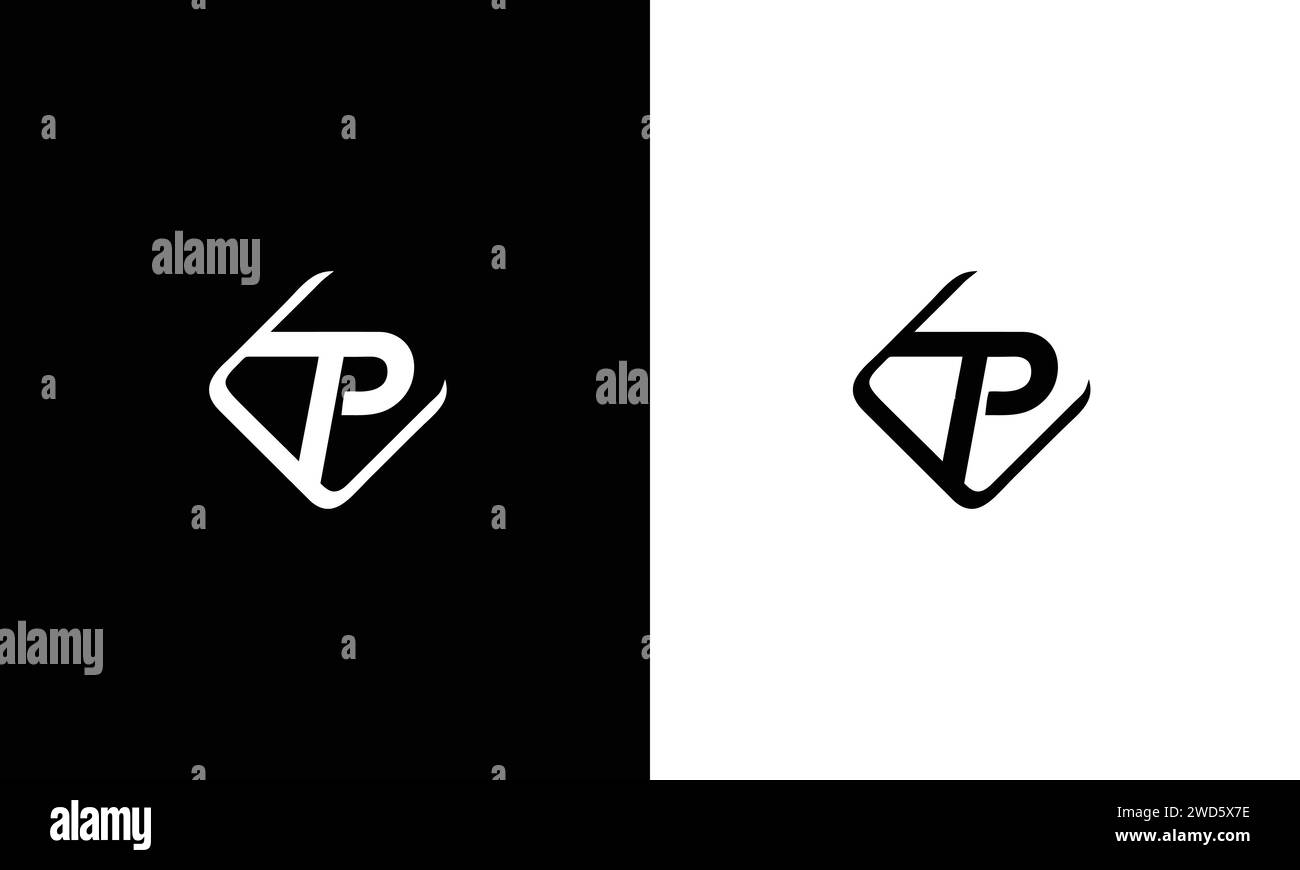 TP logo, Letter T and P logo design combination, P and T icons Stock ...
