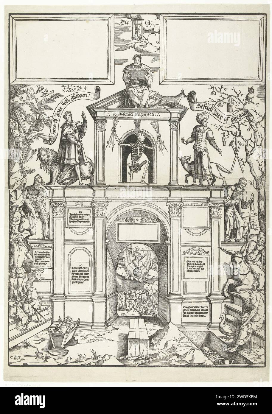The stairs of life, Cornelis Anthonisz., 1545 - 1553 print Pedal ...