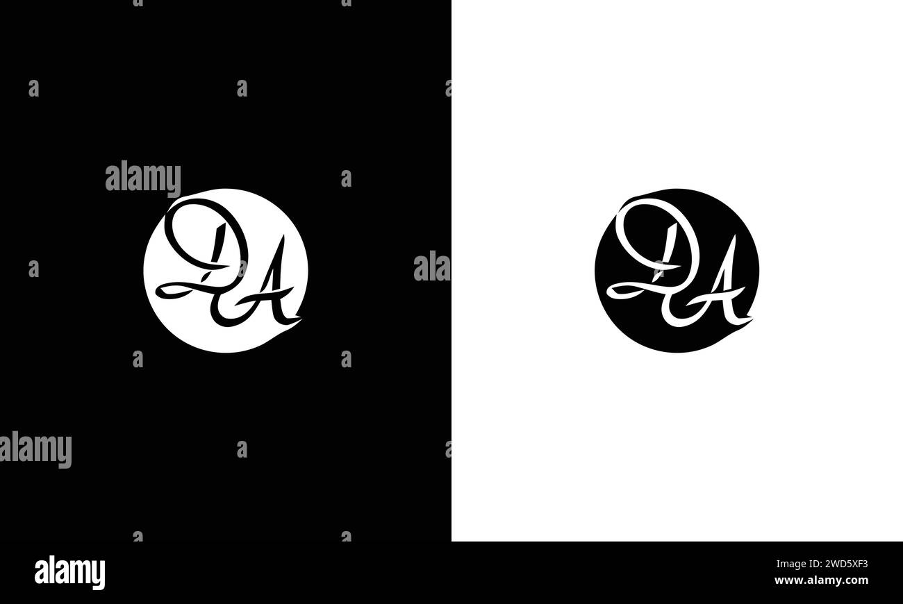 Initial Monogram Letter DA Logo Design Vector Template. DA Letter Logo ... Initial Monogram Letter DA Logo Design Vector Template. DA Letter Logo ...