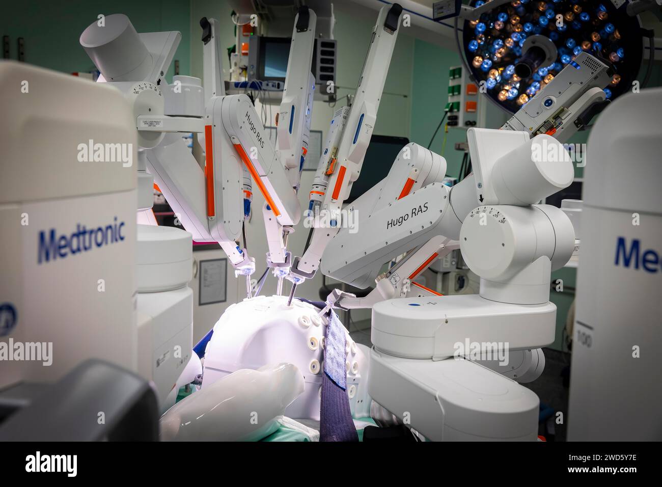 Operating theatre robot HUGO, Dresden, Saxony, Germany Stock Photo - Alamy