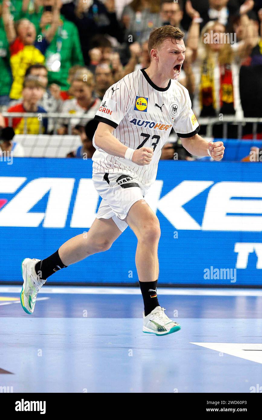Handball, EHF-Europameisterschaft der Männer Hauptrunde Lanxess-Arena ...