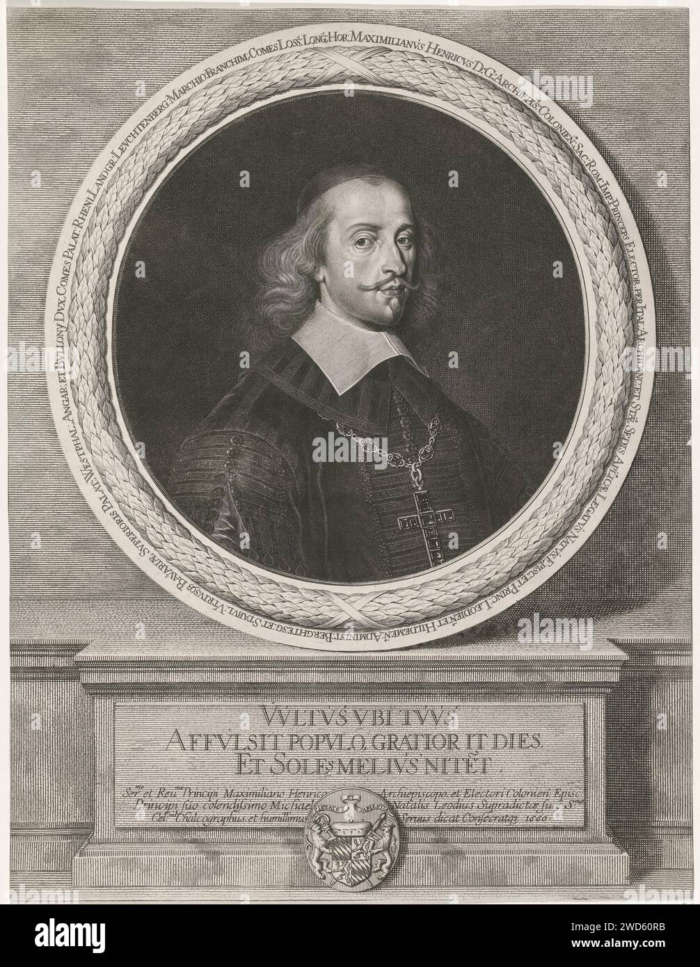 Portrait of Maximilian Hendrik van Bavaria, Michel Natalis, After ...