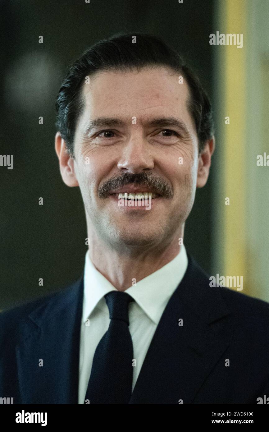 Paris, France. 18th Jan, 2024. Melvil Poupaud attending the Ceremony for the French Cinema Award ...