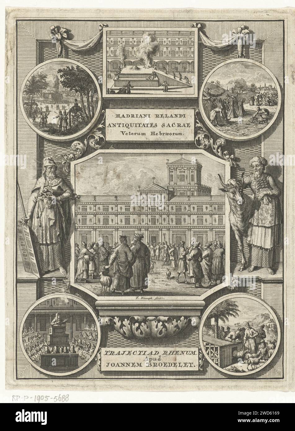 Scenes from history of Jewish faith and the Old Testament in frame ...